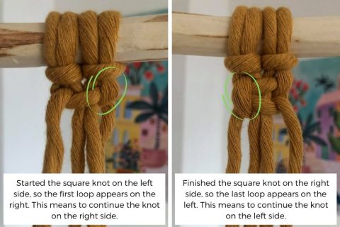 How to Tie a Square Knot - Easy Square Knot Tutorial with Step-by-Step ...
