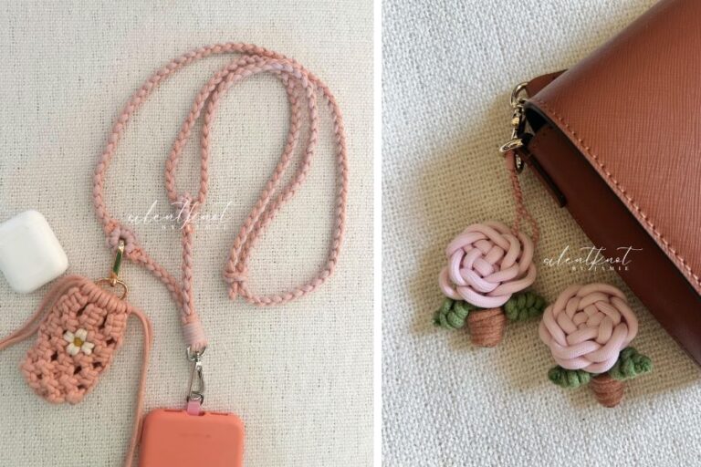 21 Easy DIY Macrame Keychain Tutorials for Beginners | Macrame for ...