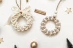 Easy Macrame Mini Wreath Ornament Tutorial - 2024 Macrame Christmas ...