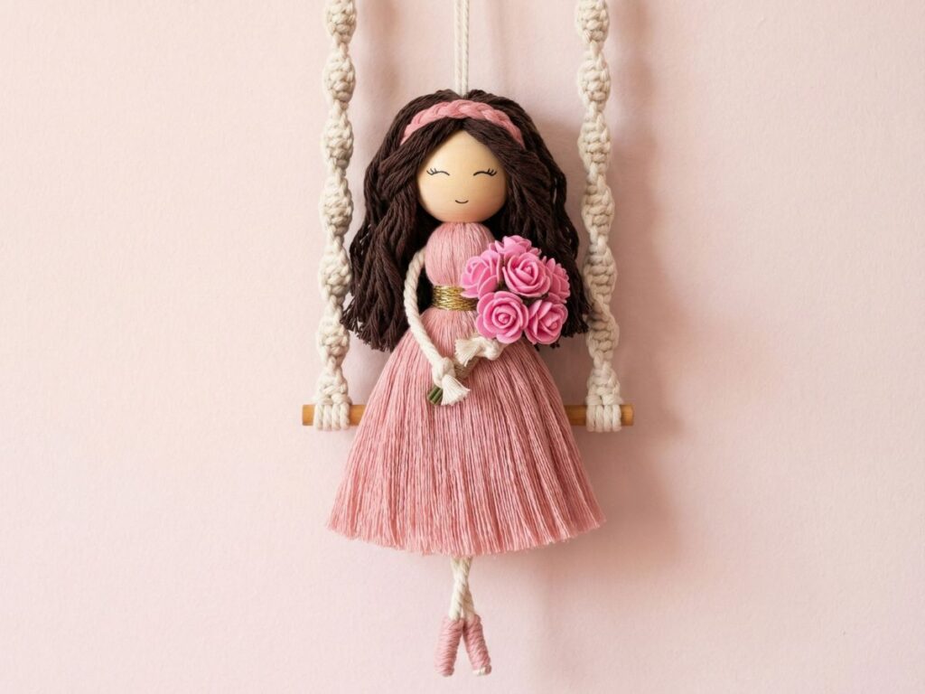 21 Adorable Macrame Doll Tutorials for Beginners and Beyond | Macrame ...